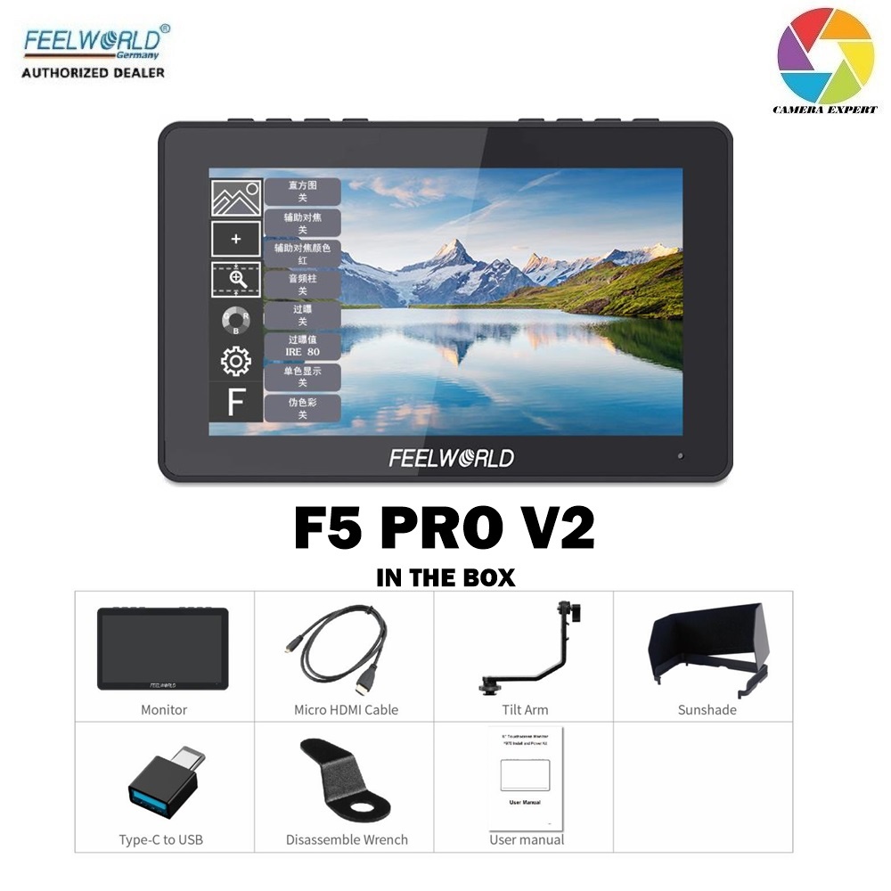 FeelWorld F5 Pro 5.5" V2 FeelWorld F5 Pro V3 / F5 Pro V4 4K HDMI IPS ...