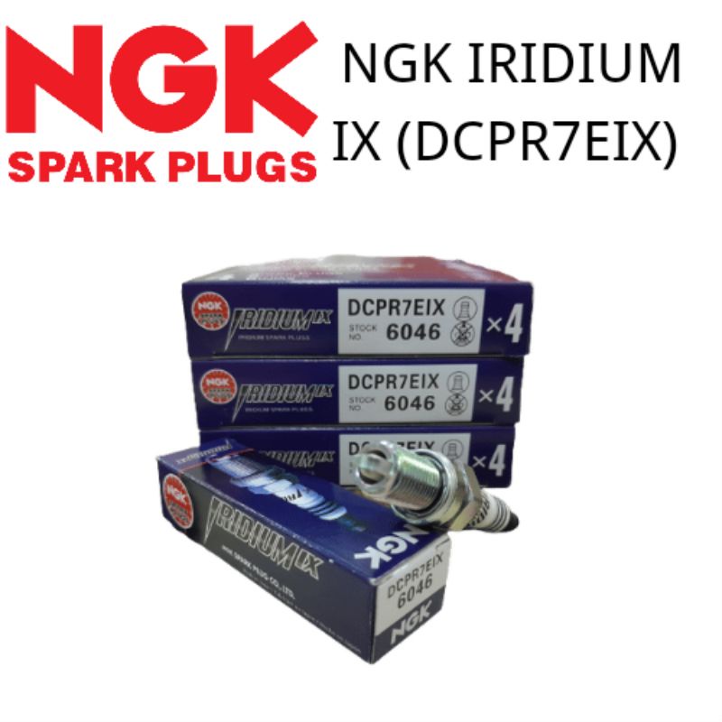 NGK IRIDIUM Spark Plug ( DCPR7EIX 6046 )MIVI LAGI BEST,ICON ALZA | Shopee Malaysia