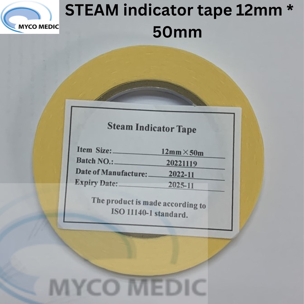 Tape Sterilization Indicator Dental Autoclave 12mmX50m | 19mmX50m ...