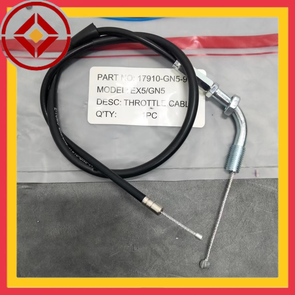 HONDA EX5 ETOMO THROTTLE CABLE EX5 HIGH POWER EX5 HP EX5 HI POWER GN5 ...