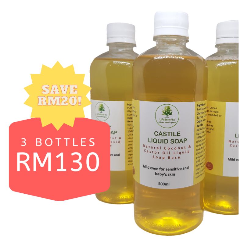 Castile Liquid Soap Combo | Shopee Malaysia
