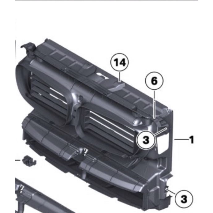BMW F10 M SPORT REAR BUMPER BRACKET + AIRDUST NEW OEM PARTS | Shopee ...