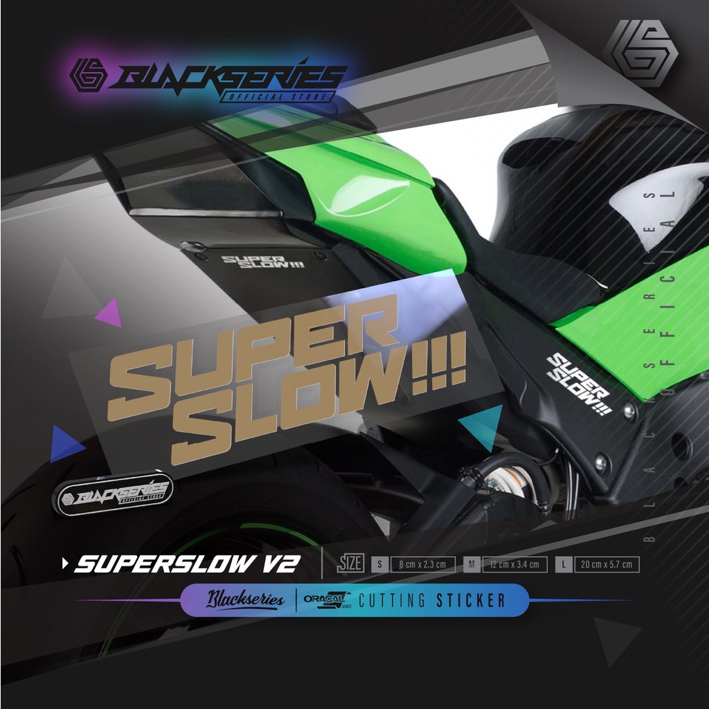Cutting Sticker Superslow V2 | Superslow Stickers | Shopee Malaysia