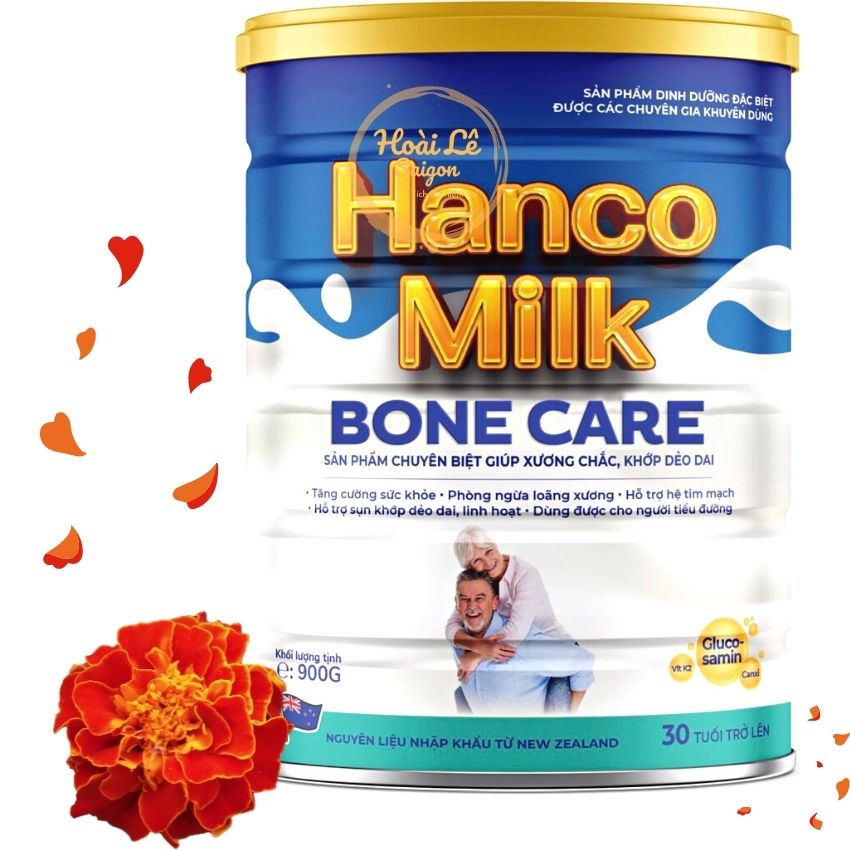 Hancomilk BONE CARE powdered milk 900gr Strong BONE system, New Zealand ...