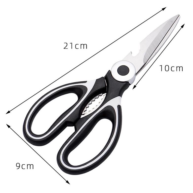 Kitchen Scissor Large Handle with Cover Household Multipurpose Kitchen ...