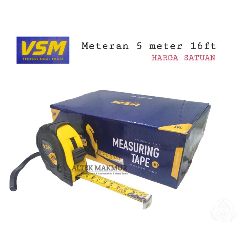 5 Meter Handyman's Meter / 5M Measuring Tape / 5 Meter Rubber Meter / 5 ...
