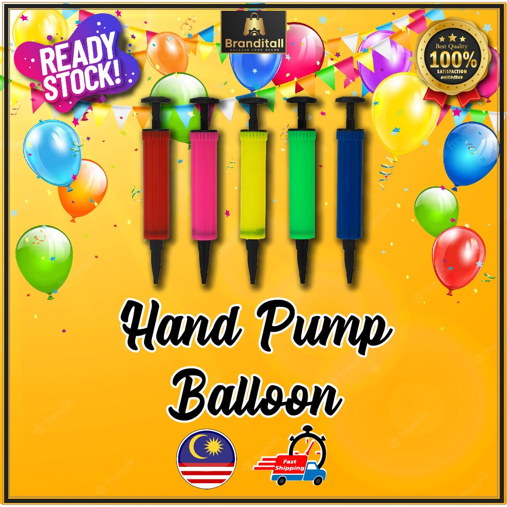Small Hand Pump Mini Hand Held Air Pump Balloon Portable Pam Tangan ...