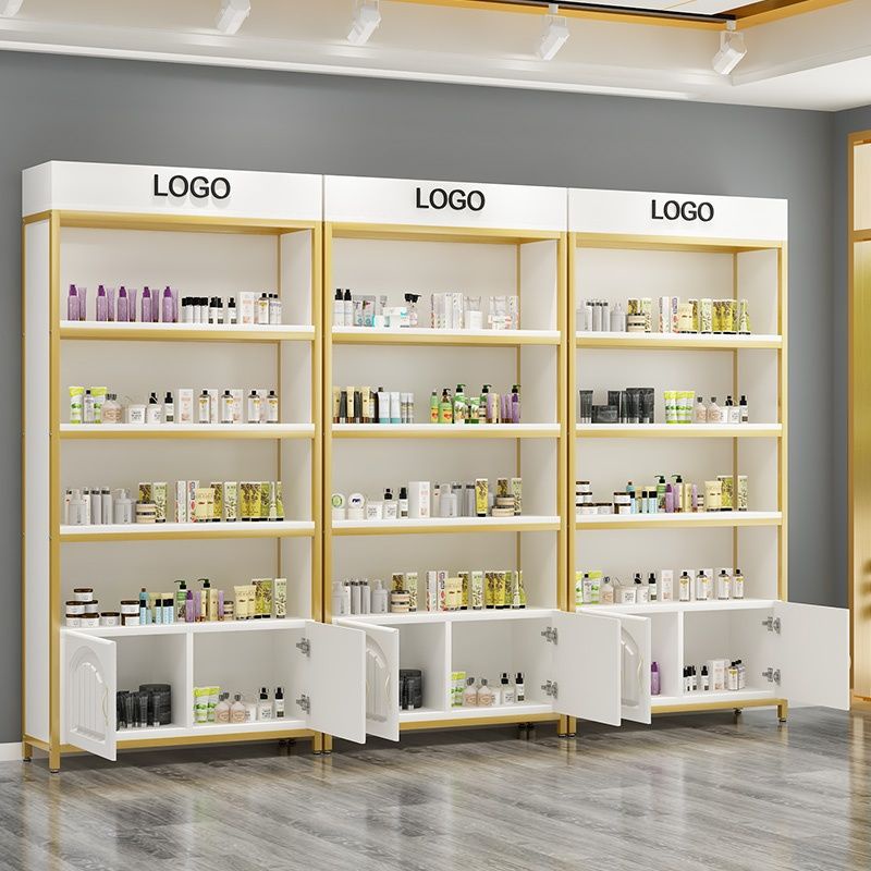 Display cabinet cosmetics display cabinet beauty salon product display rack mother and baby shop ...