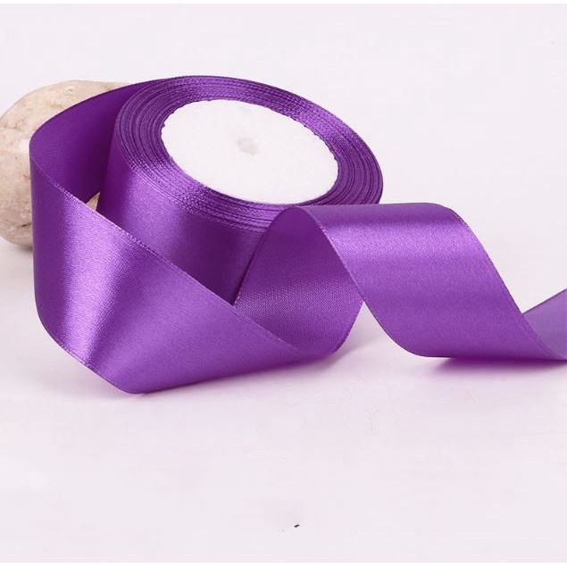 (22M) 4cm Satin Ribbon Reben Riben Flower Ribbon Bunga Hadiah Hantaran ...