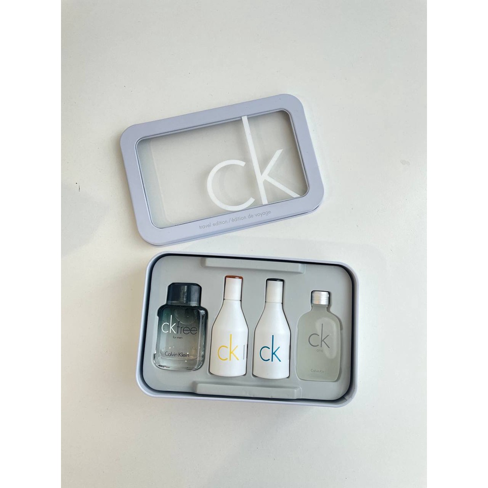 ORIGINAL DUTY FREE CALVIN KLEIN CK SET TRAVEL EDITION (4X15ML) | Shopee ...
