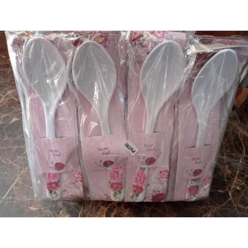 Contents Of 100pcs Wedding Souvenirs Melamine Tablespoons Plastic ...