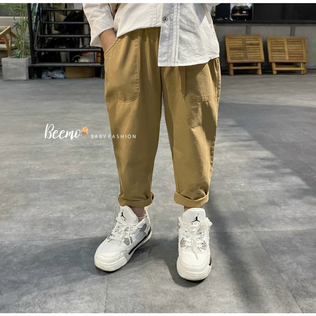 [9-25kg] Beemo Korean Style Baby Kid Boy Girl Unisex Pocket Long Pant 1 ...