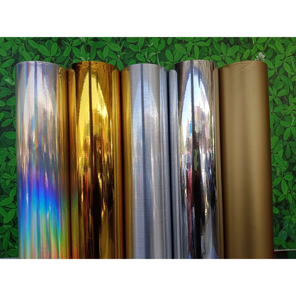 Sticker Universal Colour Rainbow/Chrome/Gold/Siver Hairline/Materisls ...
