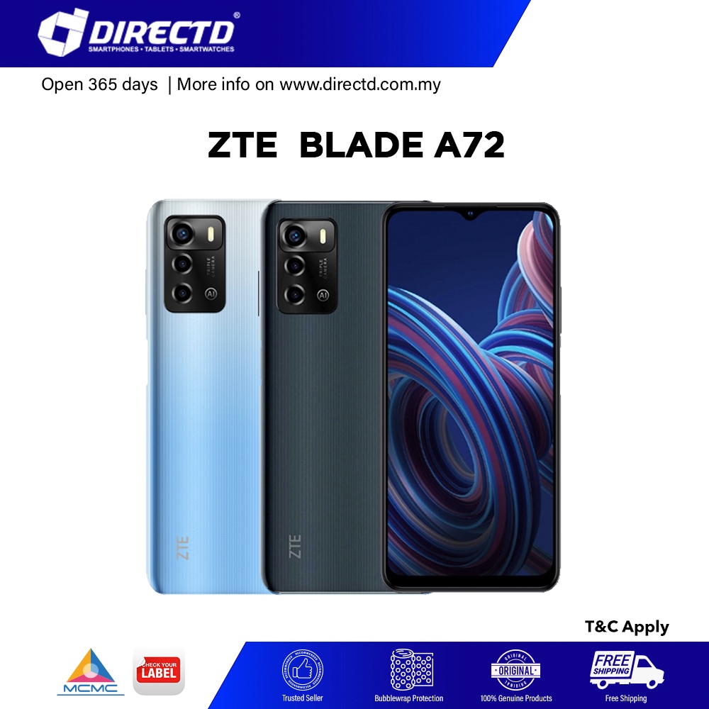 ZTE Blade A72 5G [4GB RAM | 128GB ROM] | Shopee Malaysia