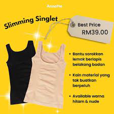 Annette Slimming Singlet Untuk Kempiskan Perut Buncit Boroi Kurus Anti ...