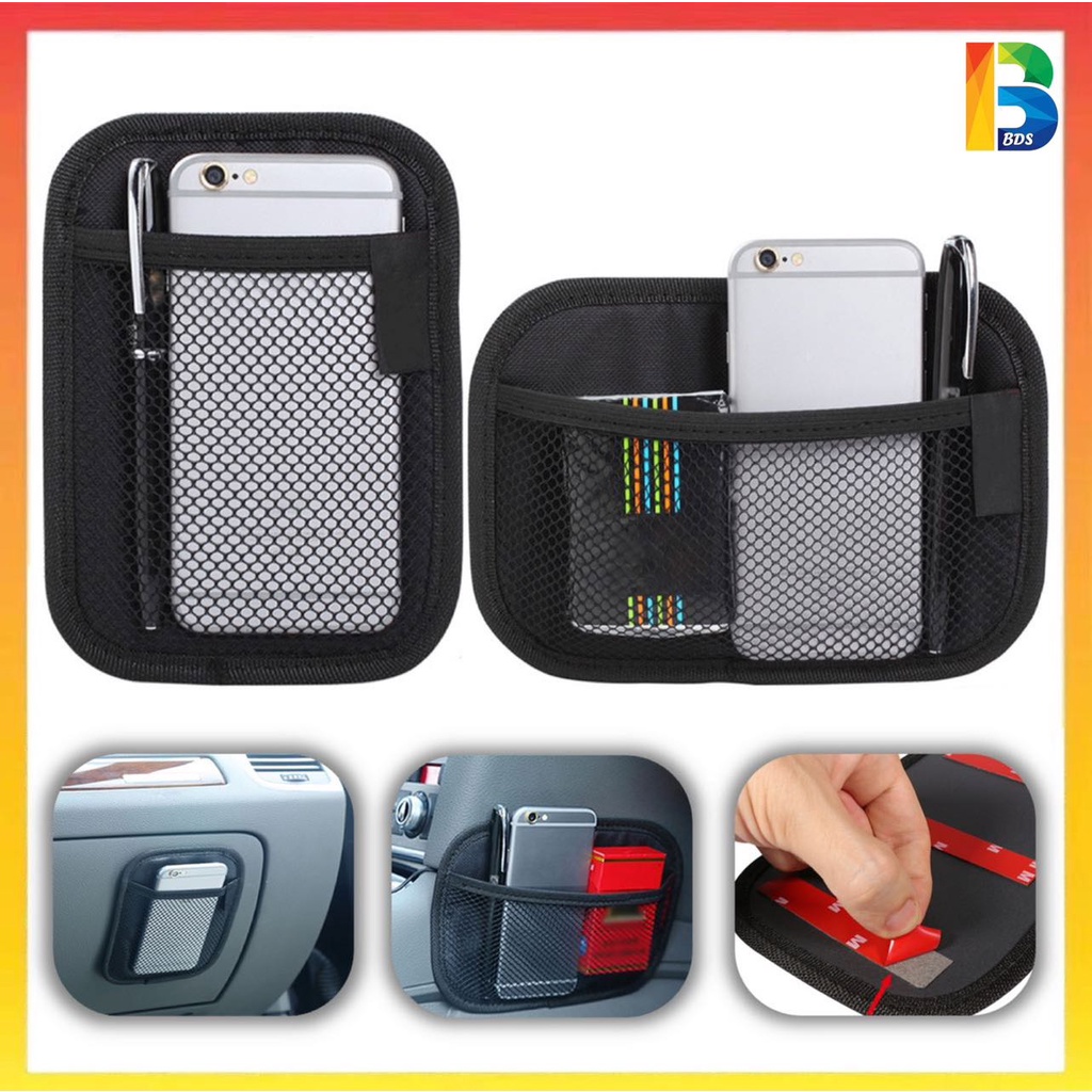 Car Back Seat Pocket Organizer Automotive Oxford Fabric Self-adhesive ...