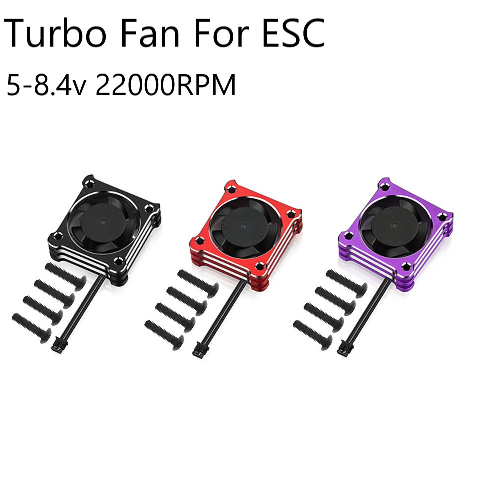 Alloy High Speed Cooling Fan For ESC Hobbywing XD10 Pro Drift Sakura ...