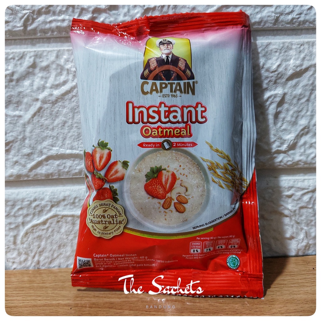 Captain Instant Oatmeal Sachet | Shopee Malaysia
