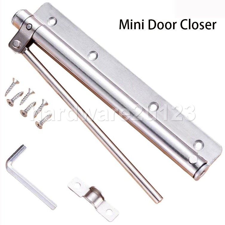 Spring Door Closer, Adjustable Door Closers Device for 20KG Door, Easy ...