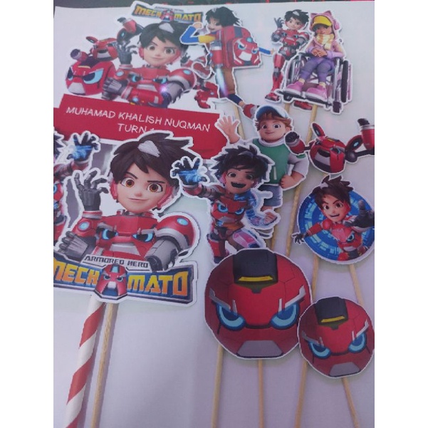 MECHAMATO CAKE TOPPER | Shopee Malaysia