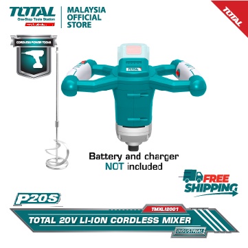 TOTAL P20S 20V LI-ION MIXER TMXLI2001 | Shopee Malaysia