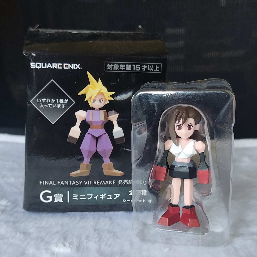 Genuine OFFICIAL SQUARE ENIX Final Fantasy VII Remake Tifa Mini Figure ...