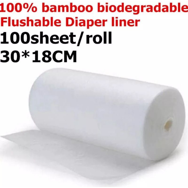 Bamboo Biodegradable Flushable Diaper Liner | Shopee Malaysia
