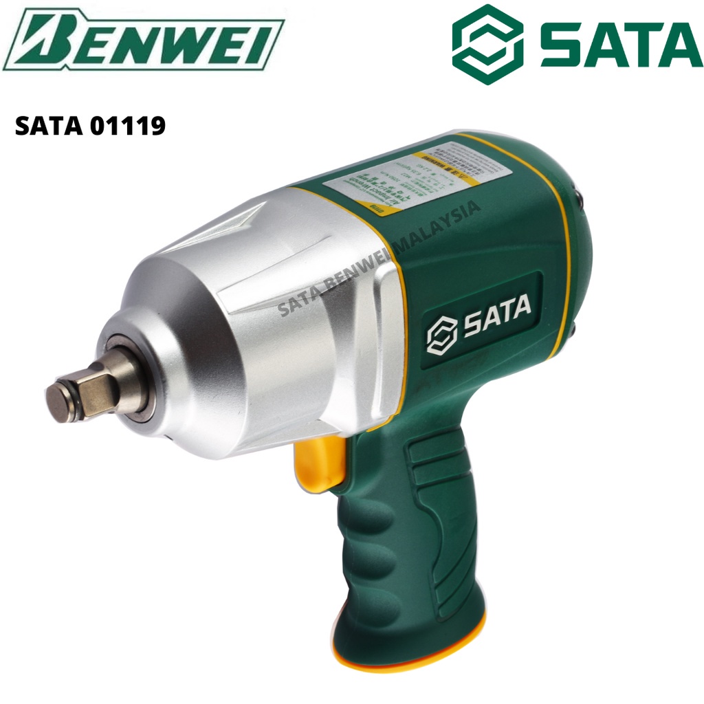 (D5) SATA 01119 AUTO MAINTENANCE 1/2" COMPONENT AIR IMPACT WRENCH SET ...
