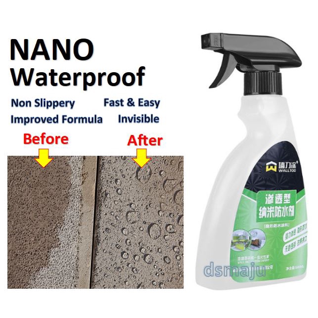 Nano Waterproof Spray Invisible Waterproof Non-Slip Bathroom Waterproof ...