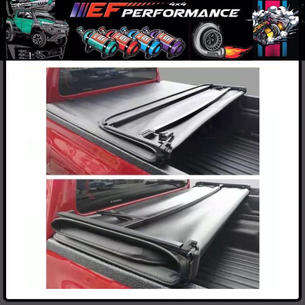 Trifold Tri-Fold Canvas Deck Cover Ford Ranger T6 T7 T8 Navara Np300 ...