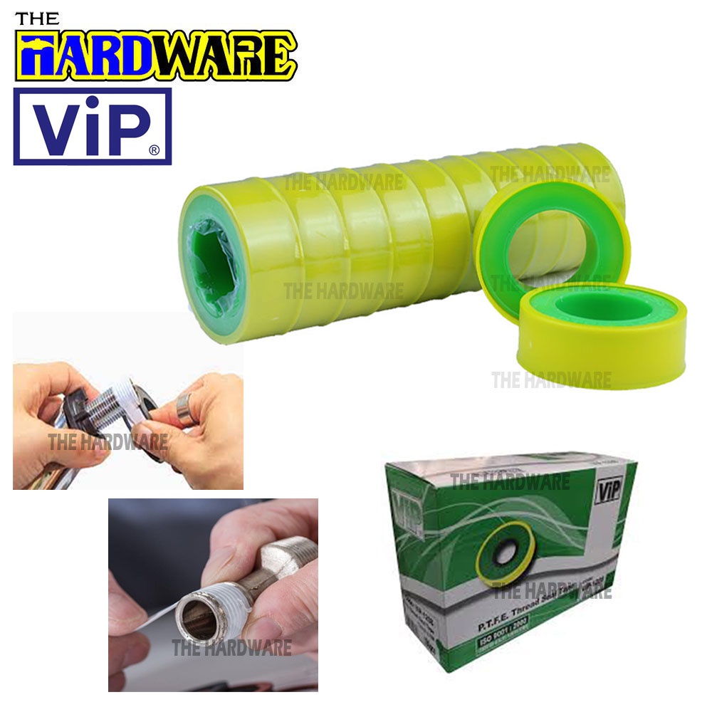 (1pcs)12mm x 8m VIP PTFE Thread Seal Tape Plumbing Plumber Pipe Water ...