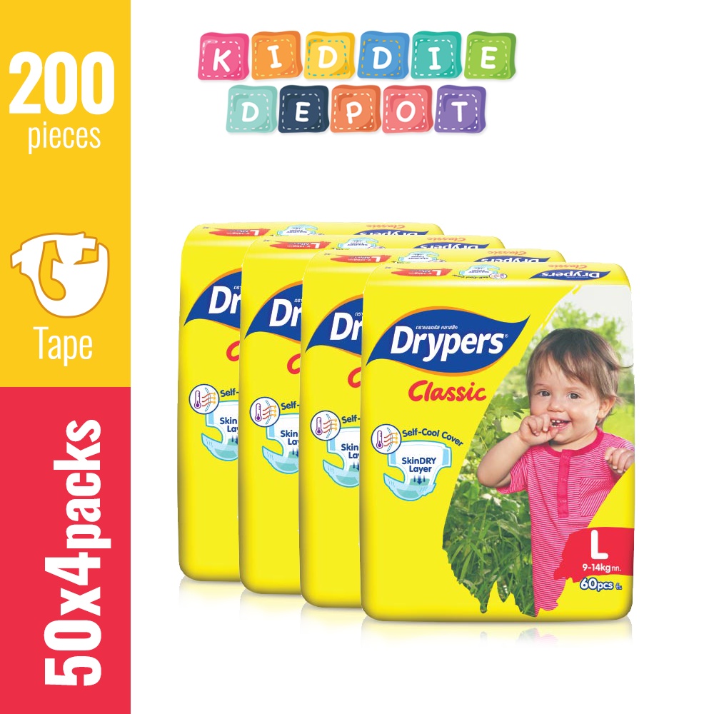 Drypers Classic Open L50 (Ready Stock / Stok Sedia / Quick Ship-Out ...
