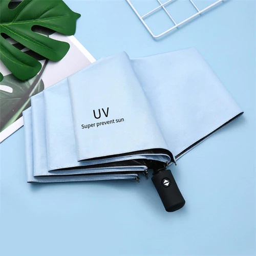 UPF 50+ UV Protection Fully Automatic Umbrella Anti UV Super Prevent Sun 8 Ribs 1 Touch Open ...