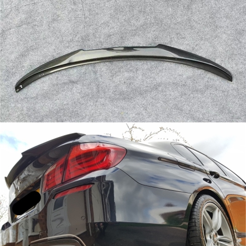 Use For BMW 5 Series F10 F18 Spoiler 2010--2017 Year Carbon Fiber Look ...