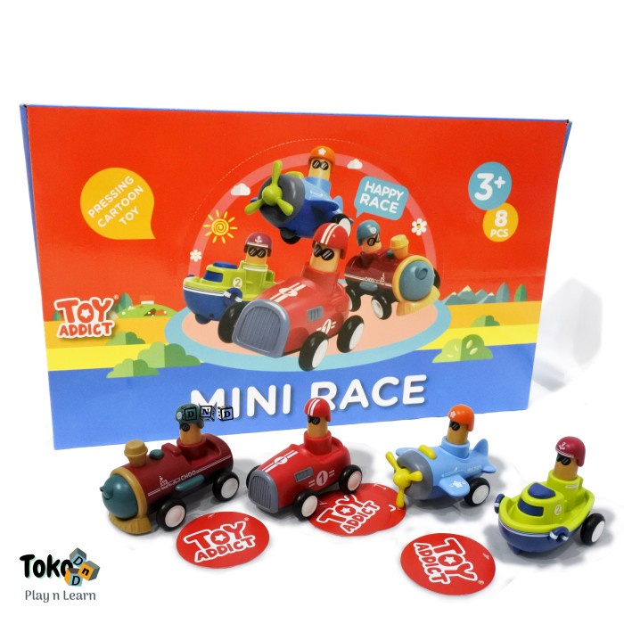 Children's Toy Addict Mini Race Car Press Pressure Small Racing Car ...