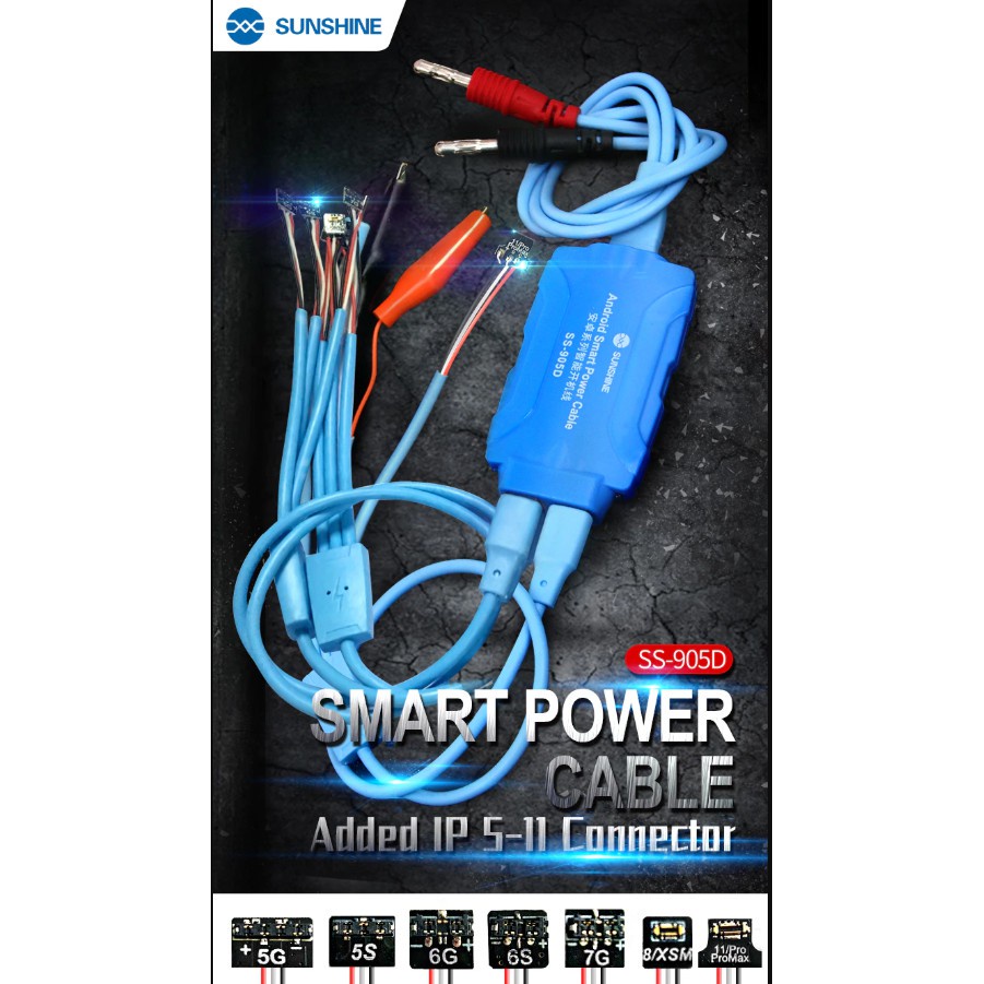 SUNSHINE Smart Battery Power Line Automatic Recognition Battery Line SS ...