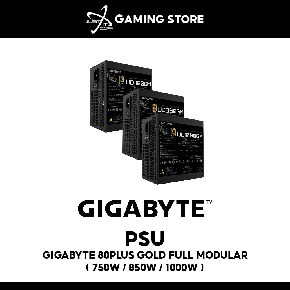 GIGABYTE UD SERIES 80 PLUS GOLD CERTIFIED FULL MODULAR POWER SUPPLY ...