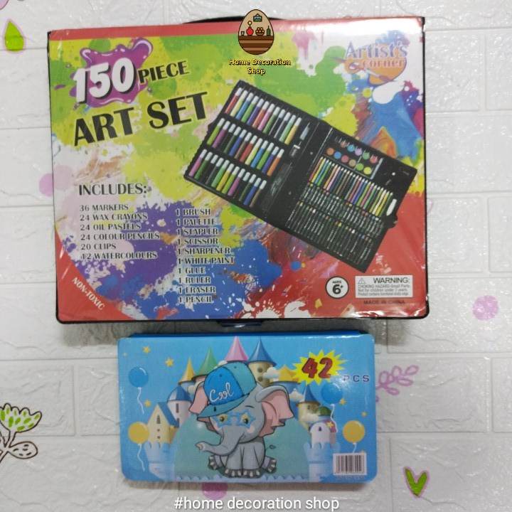 drawing pen box set colorful children school draw paper ink gift for ...