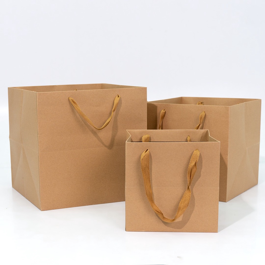 Colourful Galaxy Square Paper Bag with Handle | Marble Borderline Tote ...