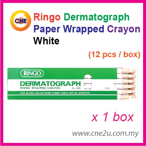 Ringo Dermatograph Paper Wrapped Crayon (12 pcs/box) / PENSIL KERTAS ...