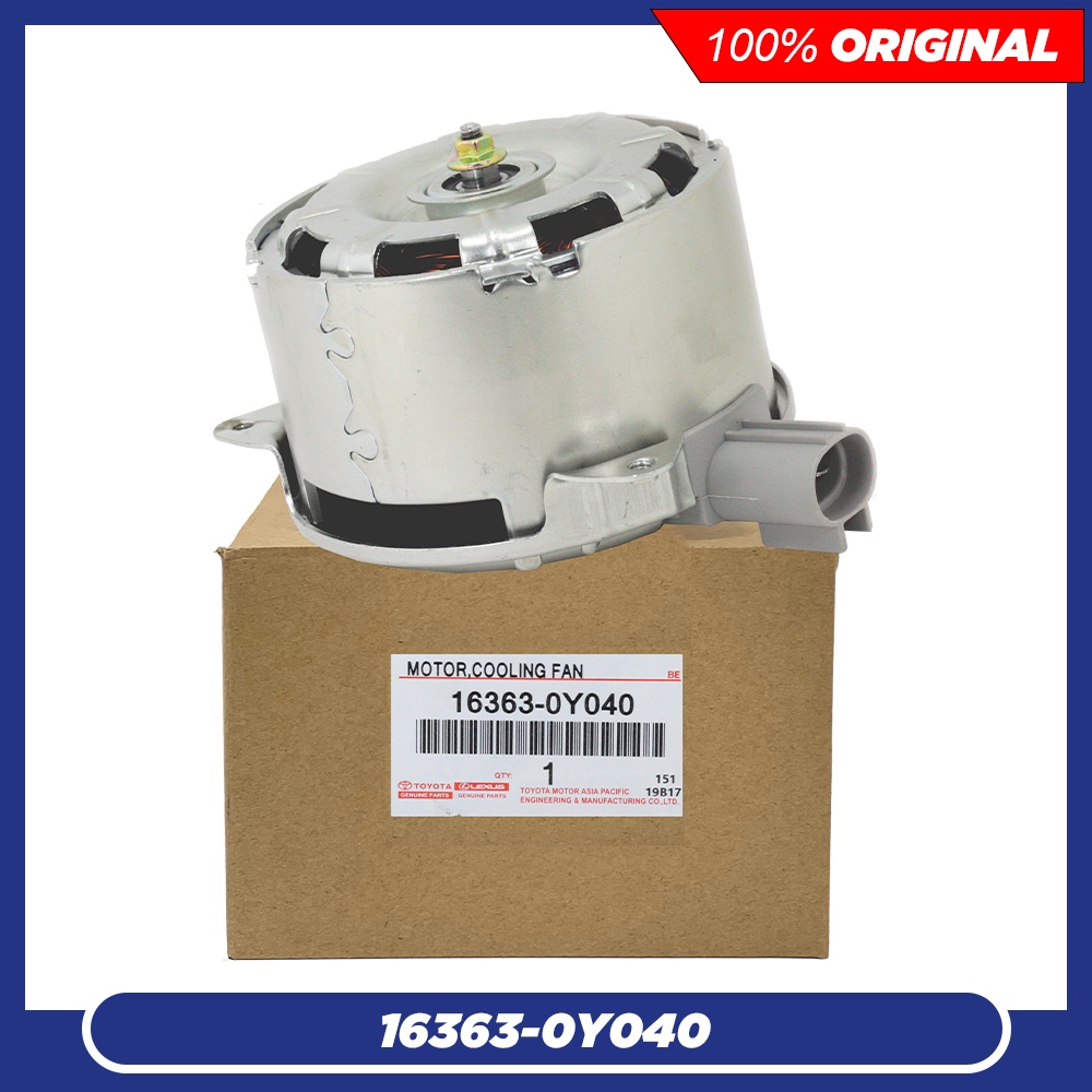 Denso Radiator Fan Motor - Toyota Vios 1.5 NCP150 2013-2019 16363-0Y040 ...