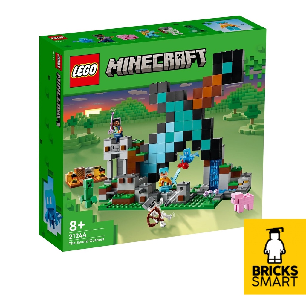 21244 LEGO Minecraft The Sword Outpost (427 Pieces) | Shopee Malaysia