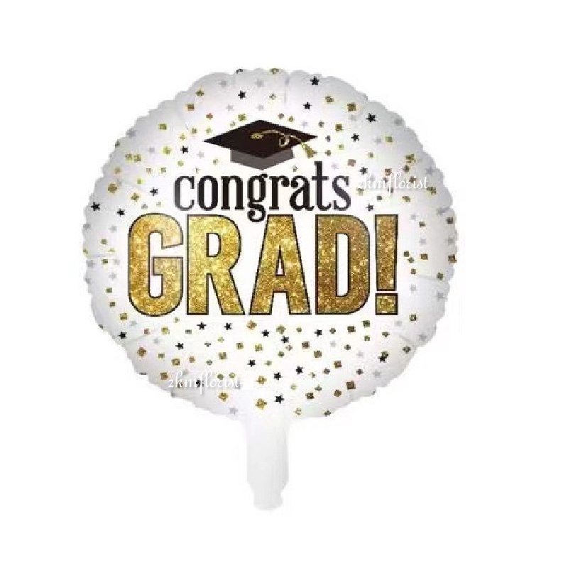 (1PC)18Inch CONVOCATION FOIL BALLOON Congratulation Congrats Graduation ...