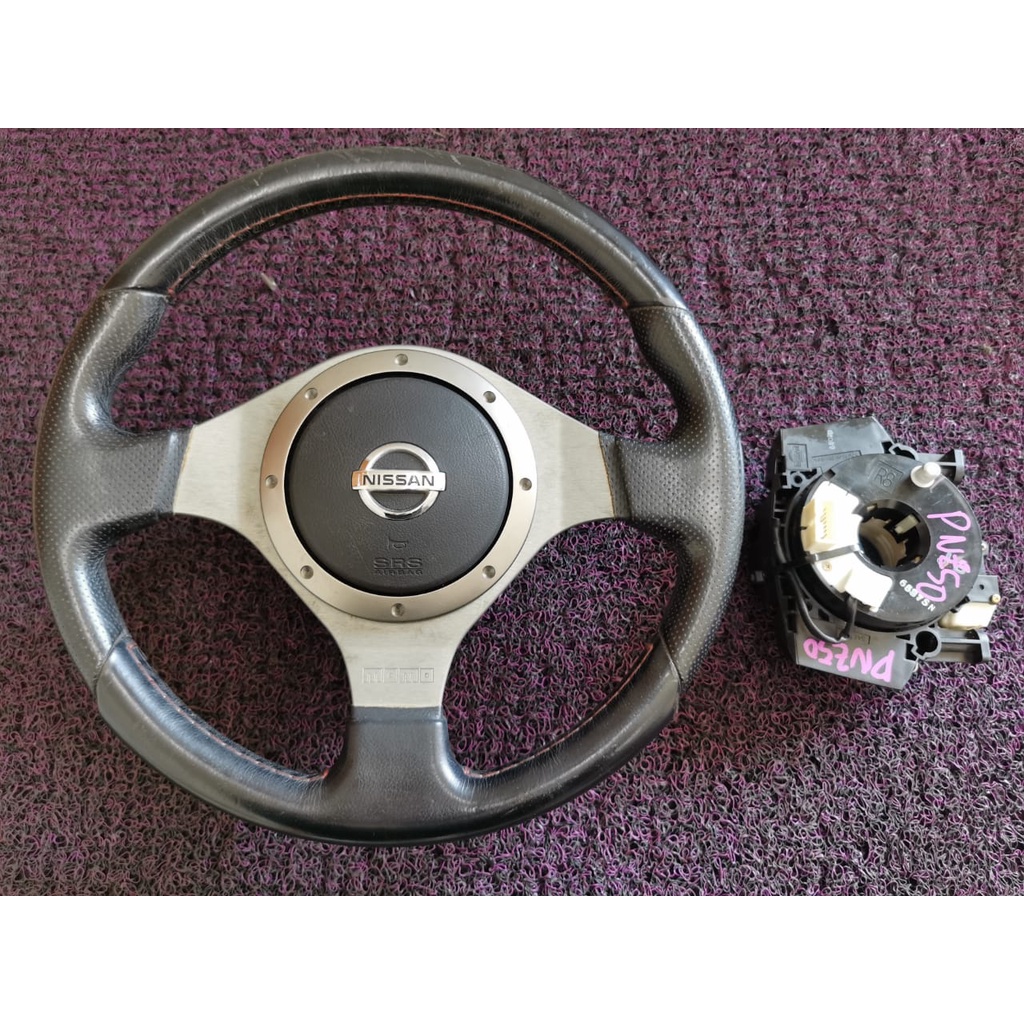 Original Momo Nissan Steering Wheel With Clock Spring For Nissan March Murano Z50 Z51 Fairlady ...