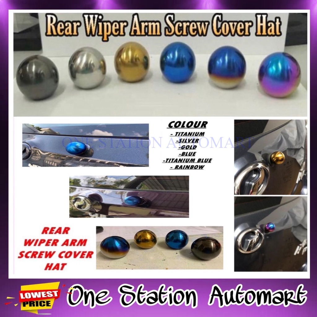 Rear Wiper Cover Knob Cap Universal Ball wiper Perodua Viva Myvi Alza ...
