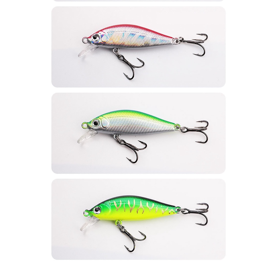 WALK FISH Japan Stream Trout Fishing Lure Peche Leurre 50mm 3.2g ...