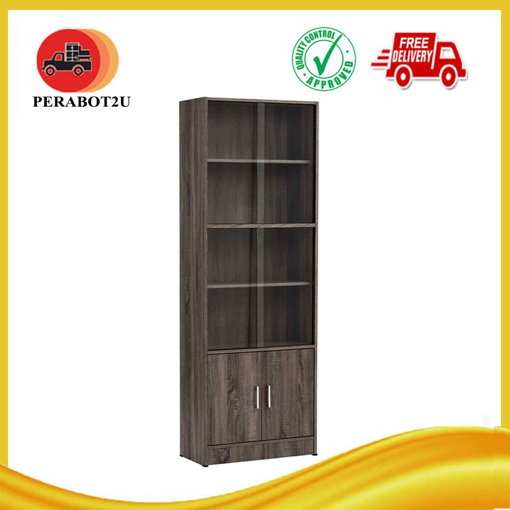 P2U Eco File Cabinet With Glass/ File Cabinet 10 Compartments/ Kabinet ...