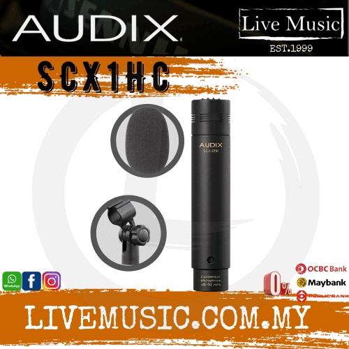 Audix SCX1-HC Studio Condenser Microphone ( SCX1 HC / SCX1HC ) | Shopee Malaysia