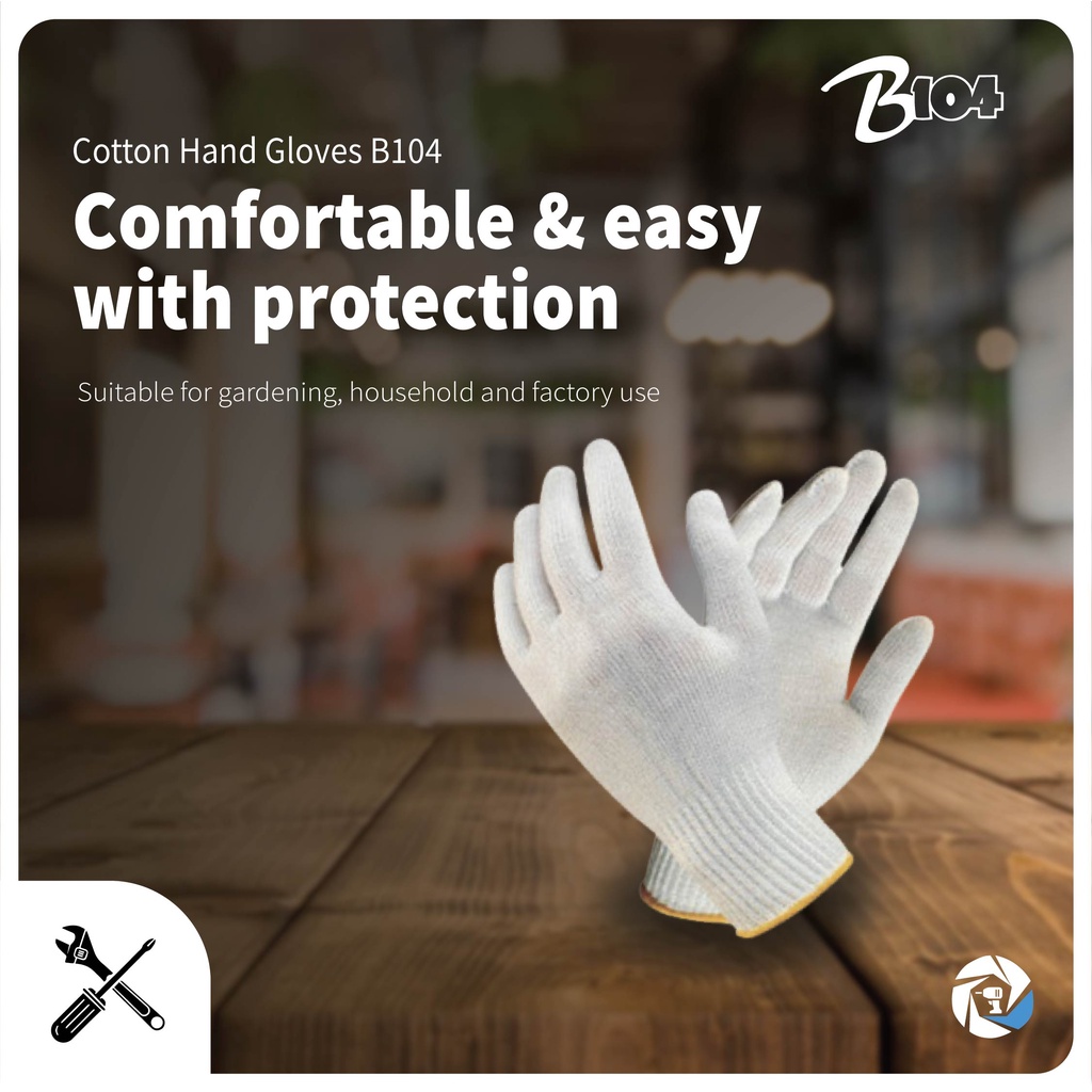 PROTOOLS FG COTTON GLOVE B104 HIGH QUALITY ( 1 PAIR ) | Shopee Malaysia