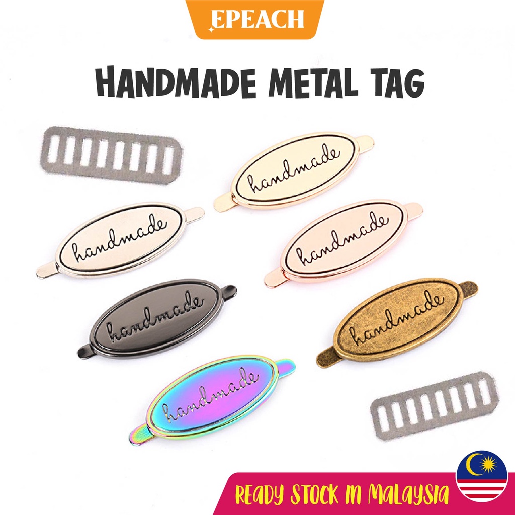 epeach Handmade Metal Label Tag | DIY Bag Accessories | Handbag Metal ...